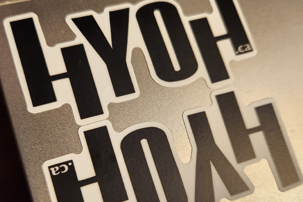 Sticker - HYOH - Logo Flat Black – HYOH Canada